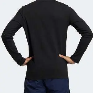 Adidas Play Button Graphic Long Sleeve Pullover