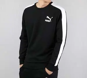 PUMA T7 Crewneck Fleece-lined Sweatshirt