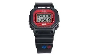 Casio G-shock Square Watch - Black/red