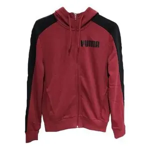 PUMA Casual Sports Hooded Zip-up Jacket - Red