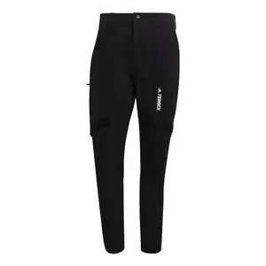 Adidas Solid Color Printing Straight Casual Sports Pants/trousers/joggers Black - Multi-color