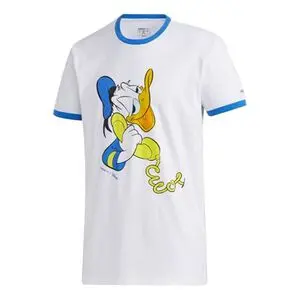 Adidas Neo Round Neck Sports Short Sleeve - White