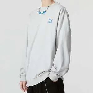PUMA Logo Crew Neck Sweatshirt