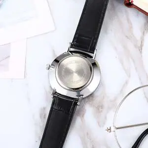 Casio Quartz Analog Watch With Leather Band