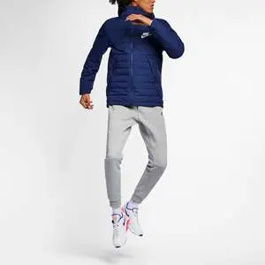 Nike Hooded Down Jacket - Dark Blue