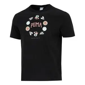 PUMA Downtown Graphic Tee - Black