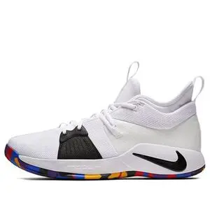 Nike Pg 2 Ncaa Tournament Low Top Athletic Sneakers - Black/white