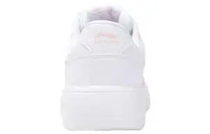 LI-NING Classic Skateboarding Sneakers - White/pink