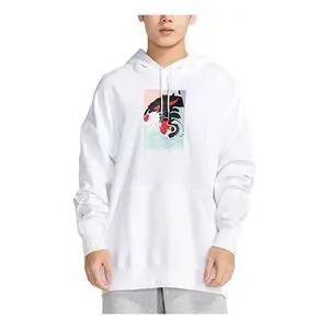 PUMA Cartoon Alphabet Print Hoodie - White