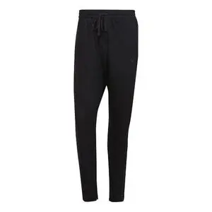Adidas Originals Solid Color Lacing Black Sports Pants/trousers/joggers - Default Color