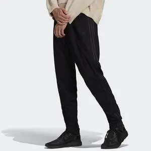 Adidas Originals Solid Color Lacing Black Sports Pants/trousers/joggers - Default Color