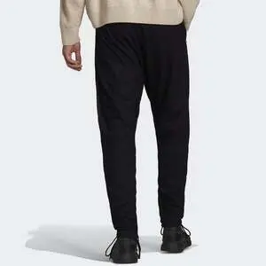 Adidas Originals Solid Color Lacing Black Sports Pants/trousers/joggers - Default Color