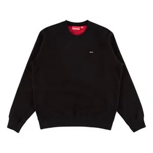 Supreme Contrast Crewneck Sweater - Black