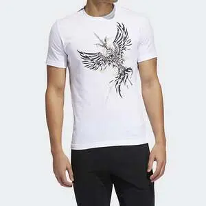 Adidas Printed Crew Neck Short Sleeve