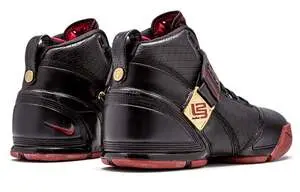 Nike Zoom Lebron 5 High Top Sneakers - Black