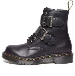 Dr. Martens Silver Tone Boots For Men