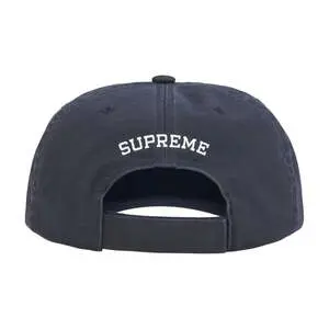 Supreme Ss26 Embroidered Money Logo 6-panel Cap - Navy