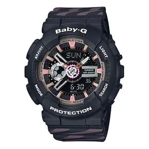 Casio Baby-G Shockproof Wristwatch With World Time Black