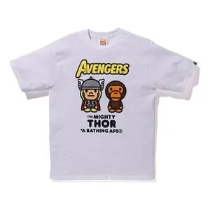 A BATHING APE X Marvel Milo Mighty Thor Tee - White