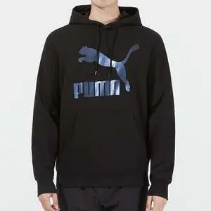 PUMA Classics Metallic Logo Hoodie