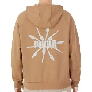 PUMA Logo Pattern Printing Relaxed Fit Hoodie
