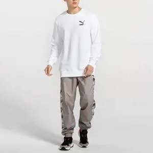 PUMA Camouflage Logo Round Neck Pullover