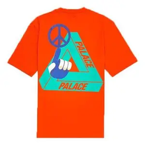PALACE Tri Smiler Back Printing Short Sleeve - Orange