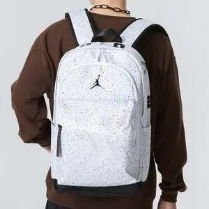 JORDAN Air Patrol Backpack - White/black