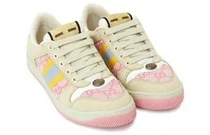 Gucci Screener Gg Sneakers - Pink/beige