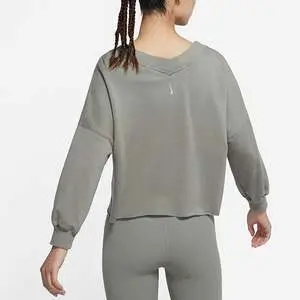 Nike Luxe Off-the-shoulder Fleece Pullover