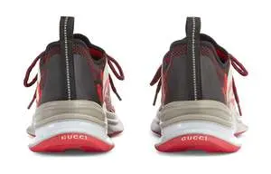 Gucci Run Sneaker - Black/red
