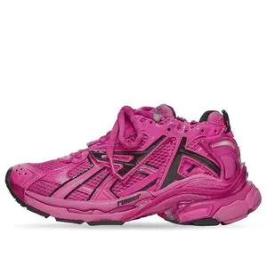 Balenciaga Runner Sneakers - Pink/black