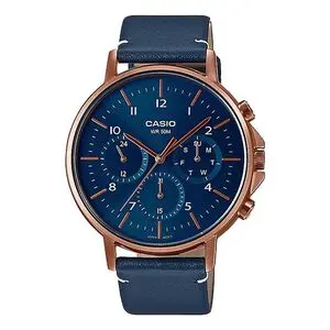 Casio Analog Dress Watch With Dial - Blue