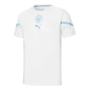PUMA Football Club Training Sports Short Sleeve T-shirt - White