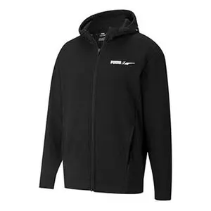 PUMA Winterized Logo Sports Fleece Lined Hooded Jacket
