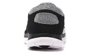 Nike Free 4.0 Flyknit Athletic Shoes - White/white-black-volt