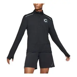 Nike Long Sleeve Zip Up Track Jacket - Black