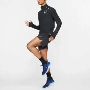 Nike Long Sleeve Zip Up Track Jacket - Black