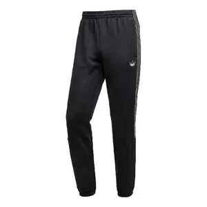 Adidas Originals Sprt Poly Tp Stripe Sports Long Pant Male - Black