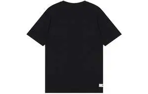 NEW BALANCE Alphabet Printing Sports Round Neck Pullover Short Sleeve - Black