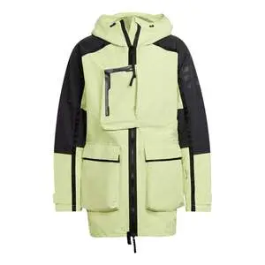 Adidas Contrast Color Stitching Hooded Jacket