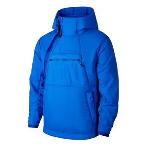Nike Sports Hooded Padded Jacket - Royal Blue