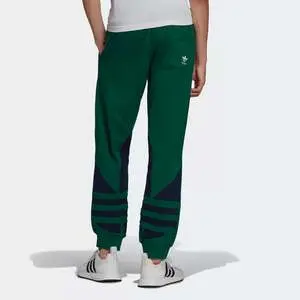 Adidas Big Trefoil Sweatpants 'green Black - Green/black