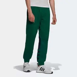 Adidas Big Trefoil Sweatpants 'green Black - Green/black