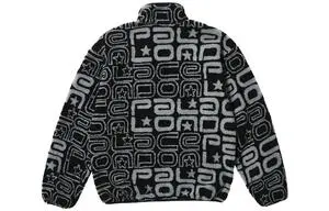 PALACE Joyrex Fleece Jacket - Black/grey