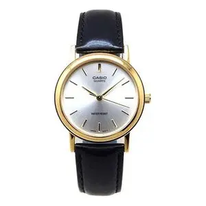 Casio Quartz Leather Strap Watch - Default Color