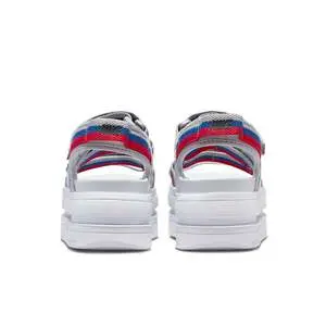 Nike Icon Classic Platform Sandals - White/blue/red