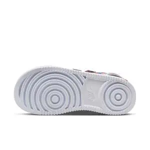Nike Icon Classic Platform Sandals - White/blue/red