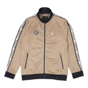 JORDAN X Clot Tricot Jacket - Brown