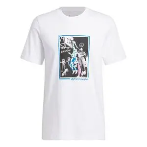 Adidas Originals Graphic Shmoofoil Tee - White